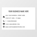 Custom Business Promotional Window Cling Template | Zazzle