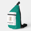 Custom business sling bag with logo | Zazzle