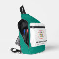 Custom business sling bag with logo | Zazzle