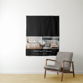 Custom Business Table Runner Banner Real Estate Tapestry | Zazzle