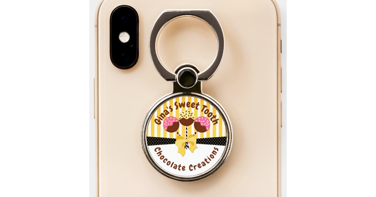 Custom Cake Pops Mobile Phone Ring Stand | Zazzle