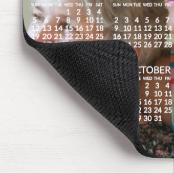 Custom Calendar 2019 Mousepads Add Photo | Zazzle