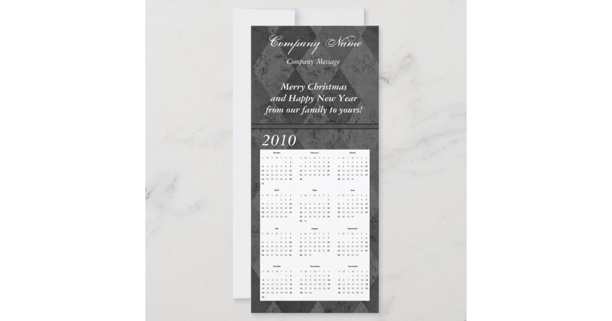 Custom Calendar Rack Card, Promotional Business | Zazzle