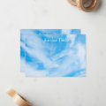 Custom Calligraphy Script Name Blue Sky Template | Zazzle