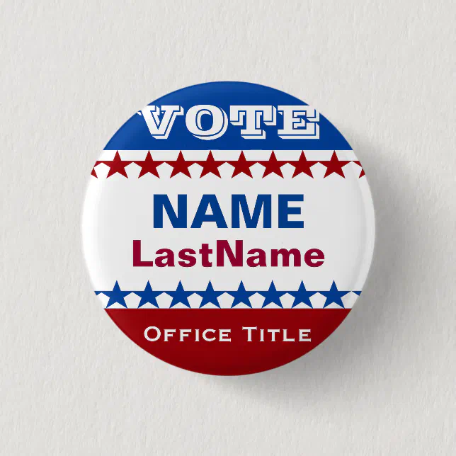 Custom Campaign Button | Zazzle