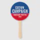 Custom Campaign Gear - Basic Red Blue Parade Hand Fan | Zazzle