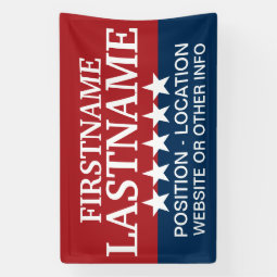 Custom Campaign Gear for Local and State Elections Banner | Zazzle