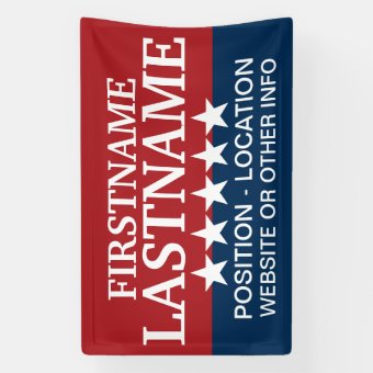 Custom Campaign Gear for Local and State Elections Banner | Zazzle