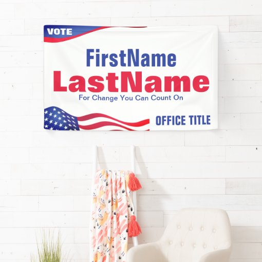 Custom Campaign Template Banner | Zazzle