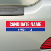 Custom Campaign Template Bumper Sticker | Zazzle