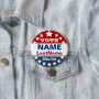Custom Campaign Template Pinback Button | Zazzle
