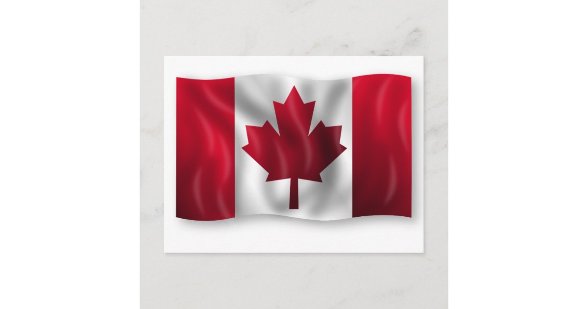 Custom Canada flag Postcard | Zazzle