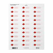 Custom Canada Return Address Labels | Zazzle