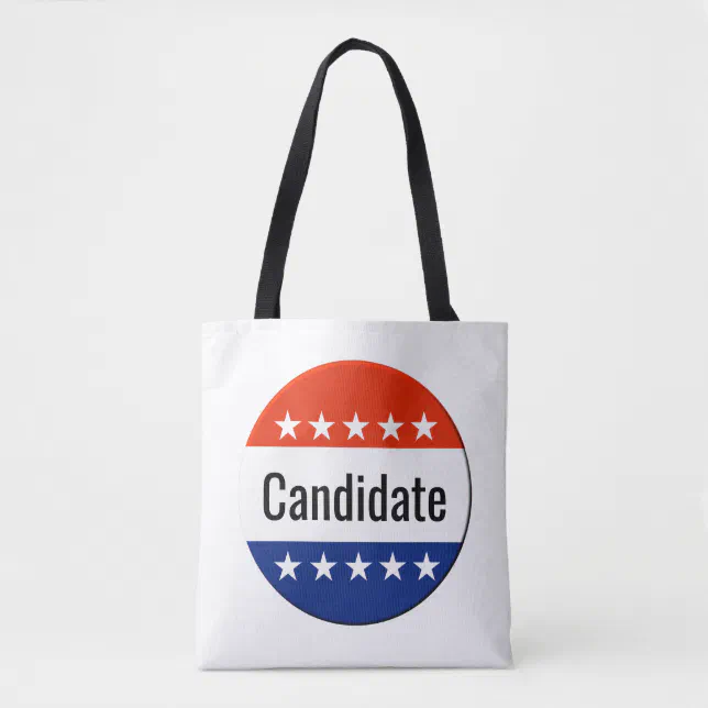 Custom Candidate Campaign 2026 Election Tote Bag | Zazzle