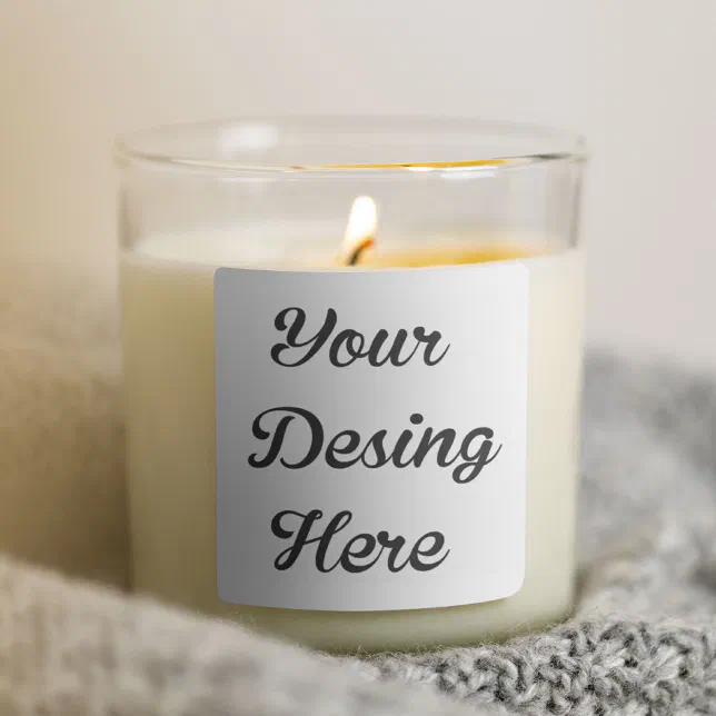 Custom Candle Label Sticker | Zazzle
