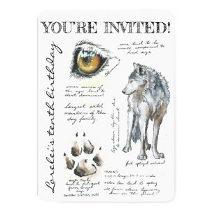 Wolf Invitations | Zazzle