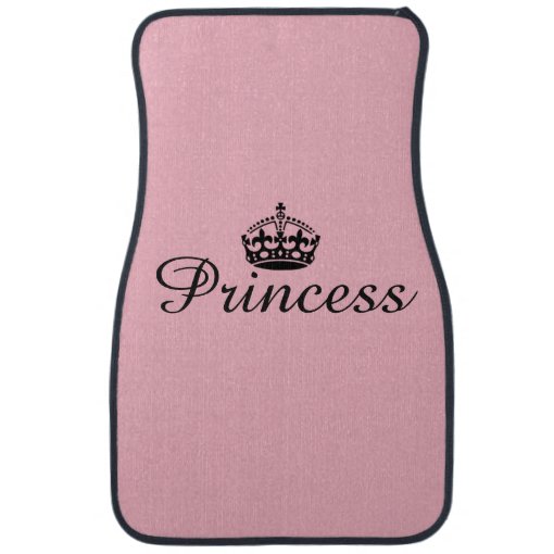 Custom Car Floor Mats - Princess Pink | Zazzle