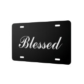 Custom Car License Plate - Blessed | Zazzle