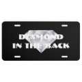 Custom Car License Plate - Diamond In The Back | Zazzle