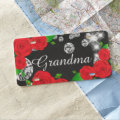 Custom Car License Plate - Grandma Rose Diamonds | Zazzle