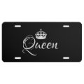Custom Car License Plate - Queen Crown | Zazzle