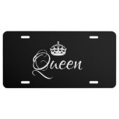 Custom Car License Plate - Queen Crown | Zazzle