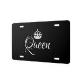 Custom Car License Plate - Queen Crown | Zazzle