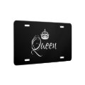 Custom Car License Plate - Queen Crown | Zazzle