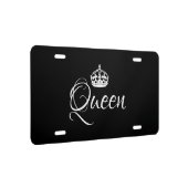 Custom Car License Plate - Queen Crown | Zazzle