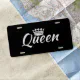 Custom Car License Plate - Queen Crown | Zazzle