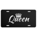 Custom Car License Plate - Queen Crown | Zazzle