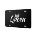 Custom Car License Plate - Queen Crown | Zazzle
