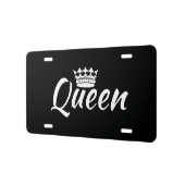 Custom Car License Plate - Queen Crown | Zazzle