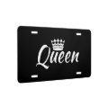 Custom Car License Plate - Queen Crown | Zazzle