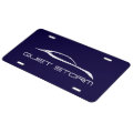 Custom Car License Plate - Silhouette Quiet Storm | Zazzle