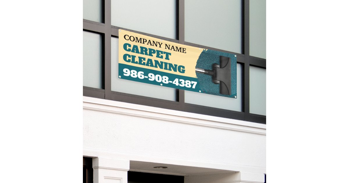 Custom Carpet Cleaning Banners | Zazzle