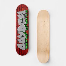 CUSTOM CAYDEN GRAFFITI SKATEBOARD | Zazzle