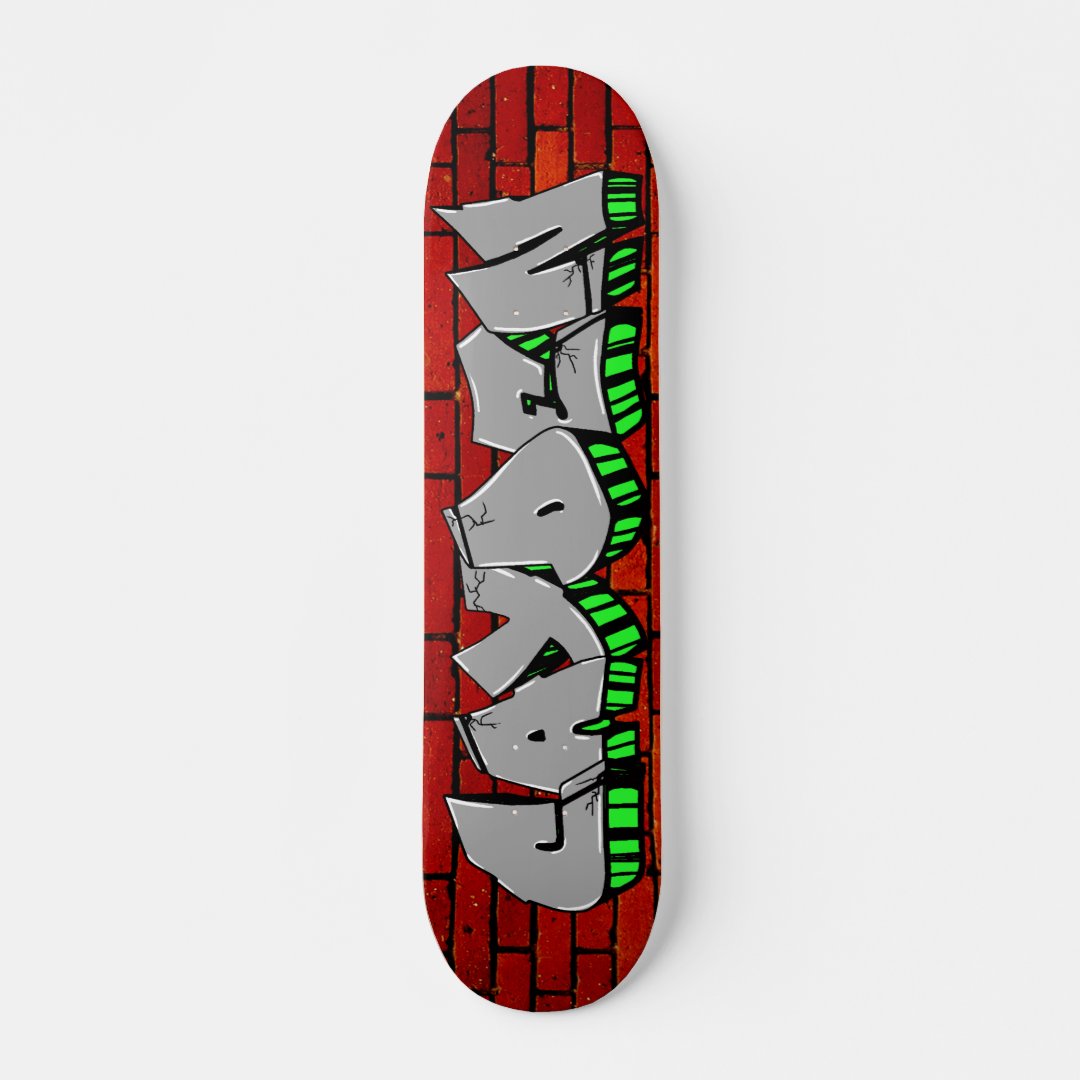 CUSTOM CAYDEN GRAFFITI SKATEBOARD | Zazzle