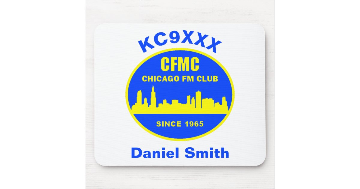 Custom CFMC Mouse Pad w/Callsign and Name | Zazzle