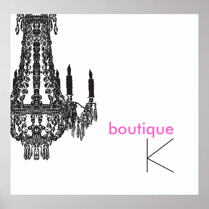 Custom Chandelier Poster | Zazzle