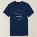 Custom Charity Event Sponsor logos on back T-Shirt | Zazzle