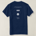 Custom Charity Event Sponsor logos on back T-Shirt | Zazzle