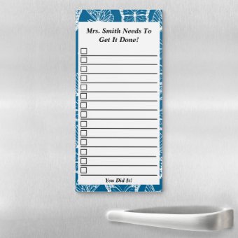 Custom Checkboxes To Do List Notepad | Zazzle
