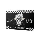 Custom Chef License Plate: Long Live the Chef License Plate | Zazzle