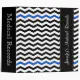 Custom Chevron Blue Medical Records Binder | Zazzle
