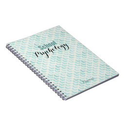 Custom Chevron Pattern School Psychology Notebook | Zazzle