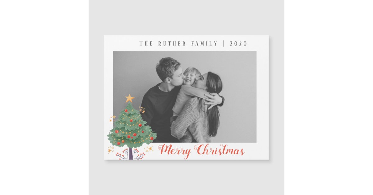 Custom Christmas Card with Photo | Zazzle