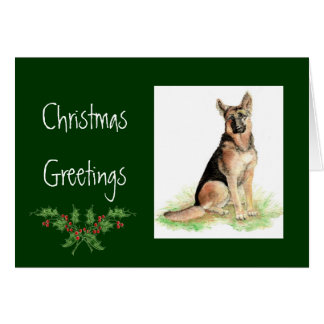 German Shepherd Christmas Cards - Greeting & Photo Cards | Zazzle