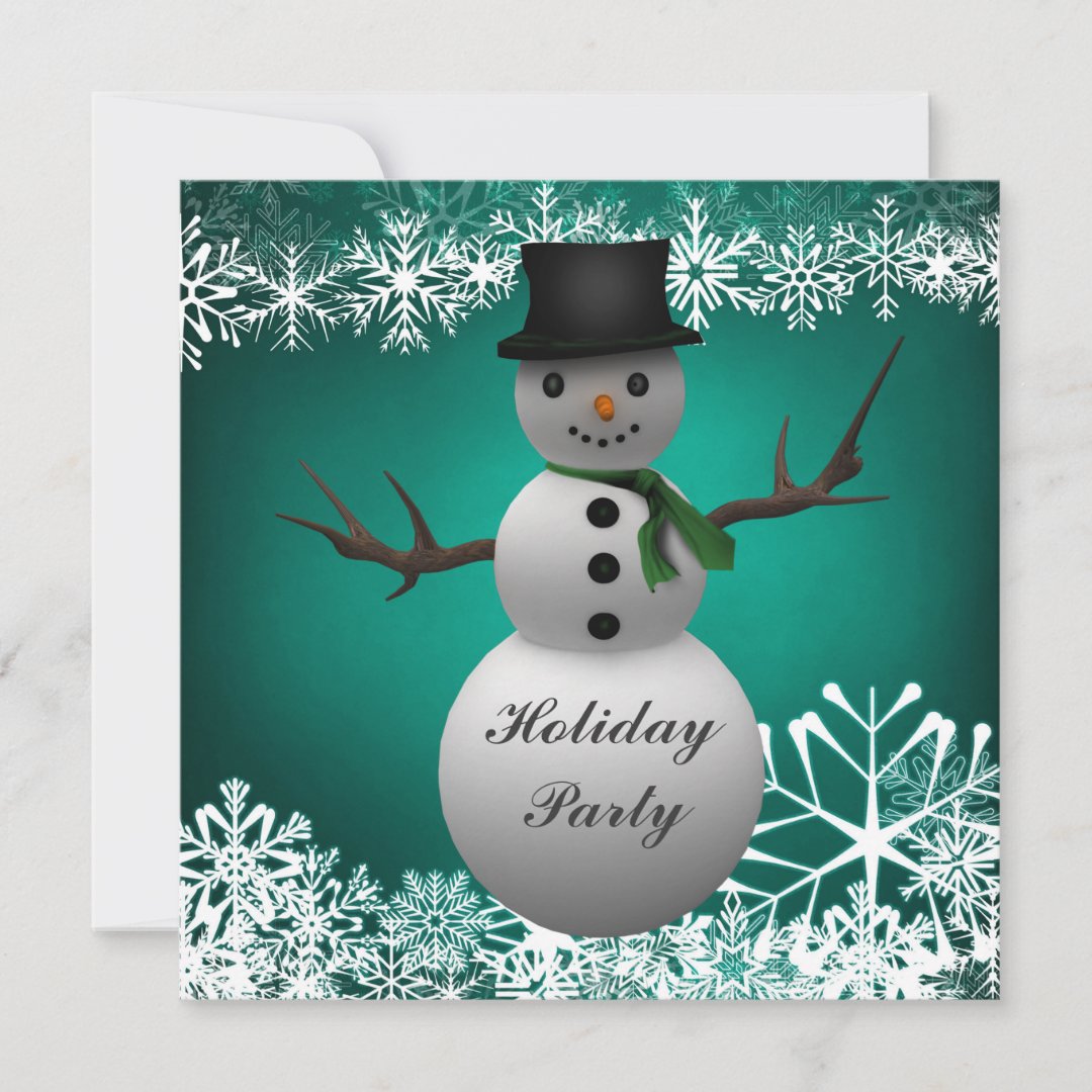 Custom Christmas Party Invitations | Zazzle