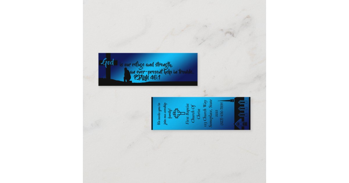 Custom Church Invitation Bookmark | Zazzle